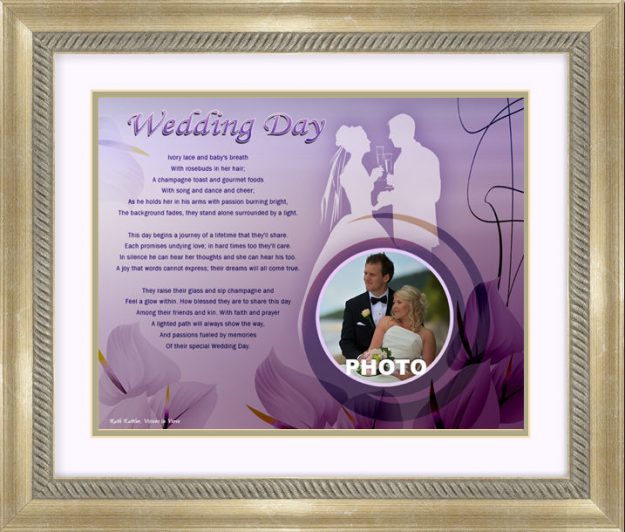 Personalized Gifts: Inspirational Special Occasion Art Poems